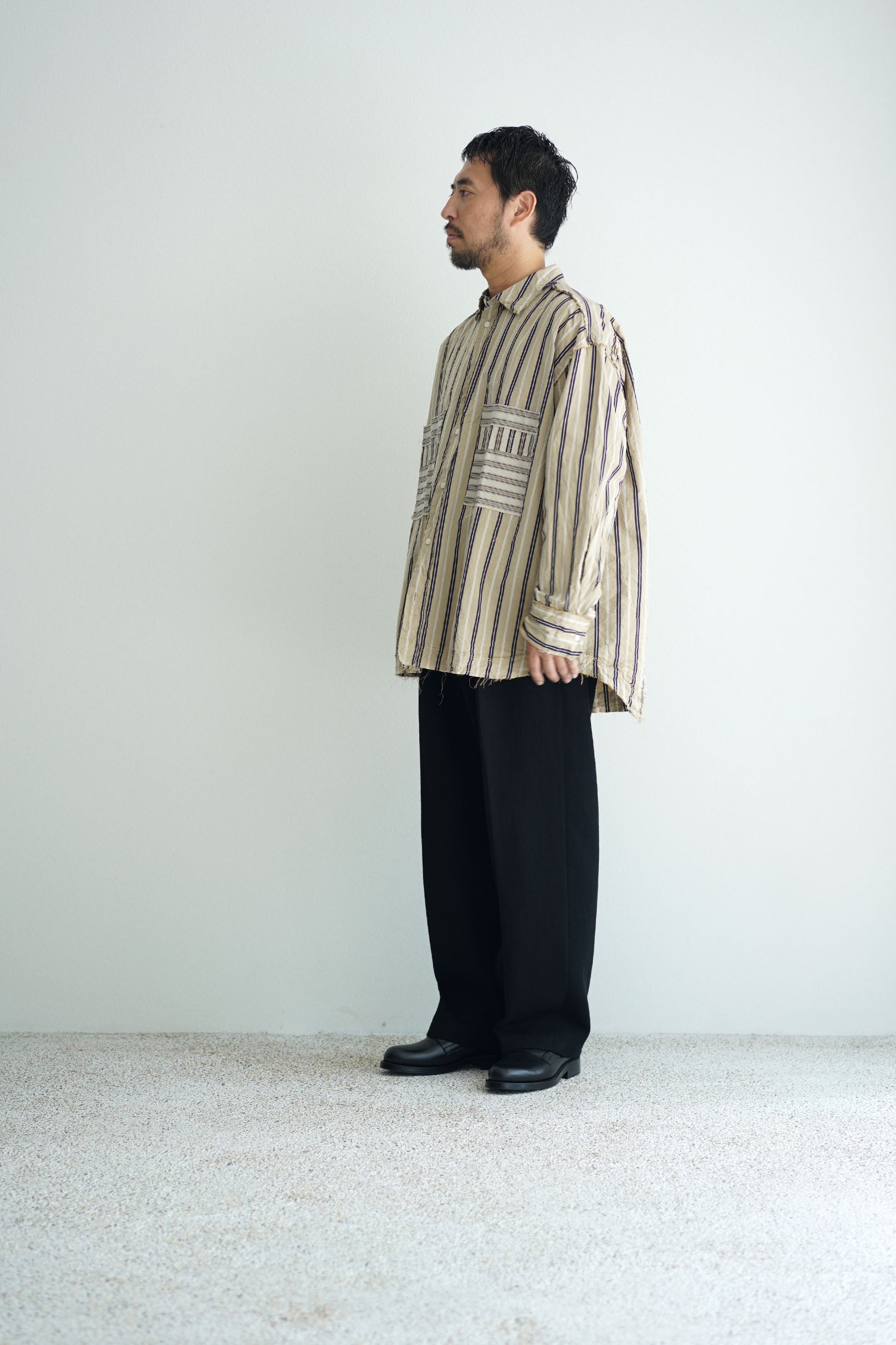 CASEY CASEY （ケイシーケイシー）/ HAMNET SHIRT RAW EDGE / STYLE