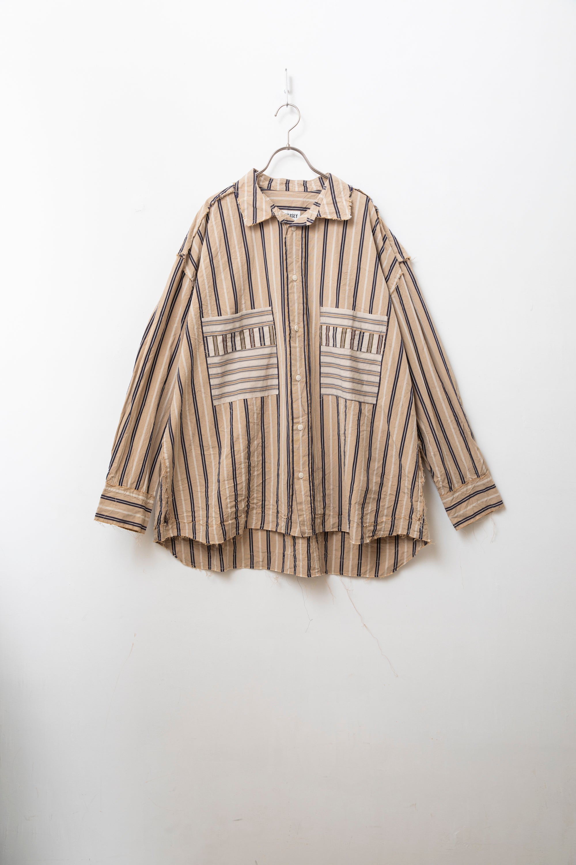 CASEY CASEY ( ケイシーケイシー）/ HAMNET SHIRT RAW EDGE / シャツ